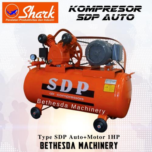 Jual Kompresor Angin 1 HP + Dinamo Motor 2 HP Air Compressor SDP Shark ...