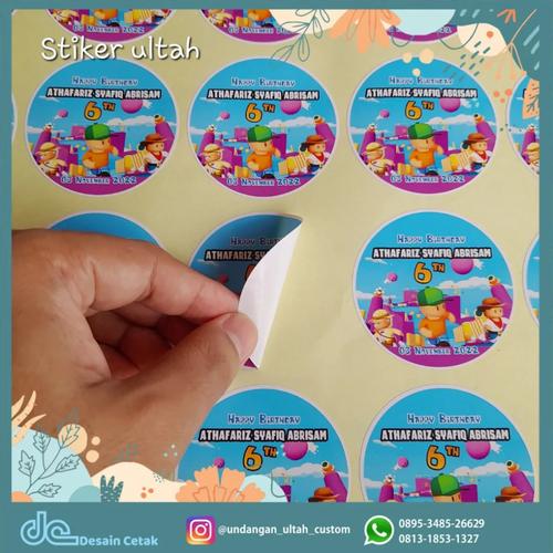 Jual stiker bulat custom cetak - Kota Tangerang Selatan - Desain_Cetak ...