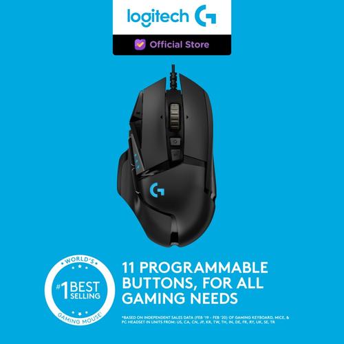 Jual Logitech G502 HERO High Performance Mouse Gaming Wired RGB - Kota Banjarmasin - MEGA SURYA ...