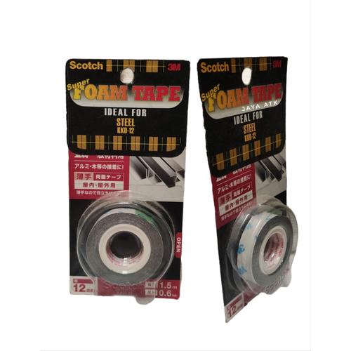Jual SOLASI DOUBLE TAPE 3M SCOTCH KKD-12 MOUNTING FOAM TAPE LOGAM BESI ...