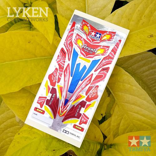 Jual Tamiya Original Decal Sticker Avante MK III Red Special - Kota ...