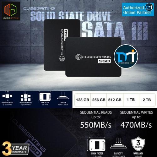 Jual CUBE GAMING SSD 128GB 256GB 512GB 1TB 2TB - 2.5" Inch SATA III ...