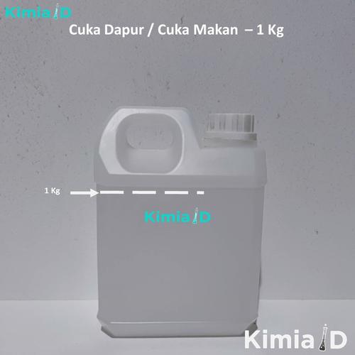 Jual Cuka Dapur 1 Kg Vinegar Cuka Makan Asam Cuka 98% Cuka Food Grade ...