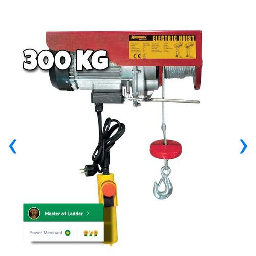 Jual Electric Hoist 300 Kg x 18 Meter/KRISBOW Katrol Listrik/Derek ...