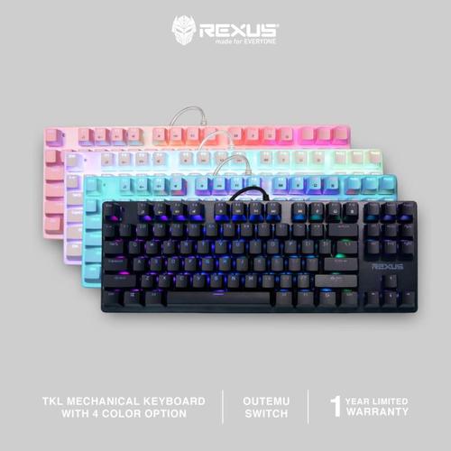 Jual Rexus Keyboard Gaming Mechanical Legionare MX9 TKL RGB - Putih ...