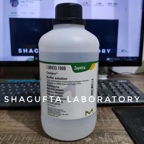 Jual BUFFER pH 2 / BUFFER SOLUTION PH 2 M E R C K 109433 (REPACK ...