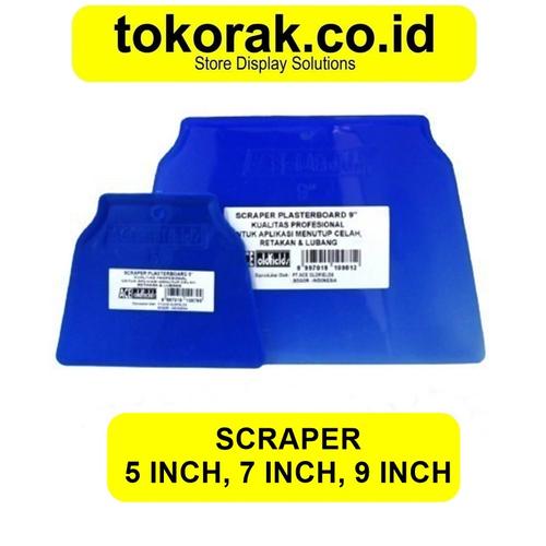 Jual KAPE PLASTIK PVC 5 7 9 INCH ACE OLDFIELDS SKRAP GIPSUM SCRAPER ...