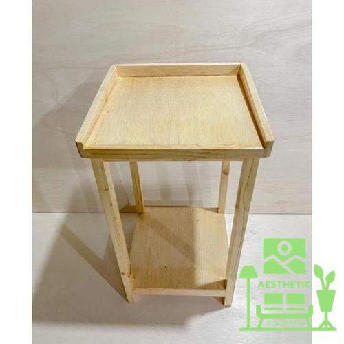 Jual Sale, Meja dispenser, PLT 40x40x70 Meja dispeser kayu Meja ...