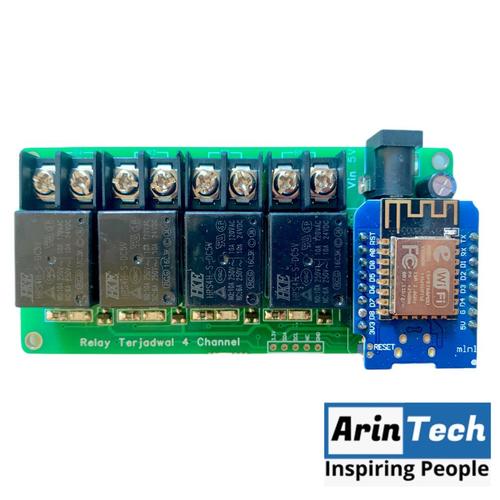 Jual Timer Relay Terjadwal - Saklar Terjadwal Otomatis - 4 Channel ...