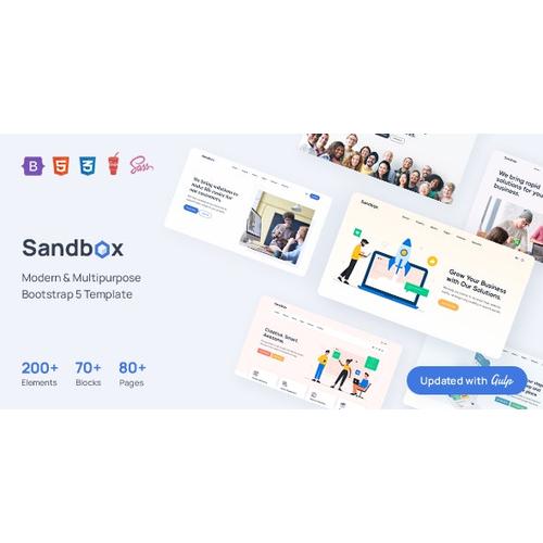 Jual Sandbox v3.1.0 - Modern Bootstrap Multipurpose HTML Web Template - Kab. Gresik - Juragan ...