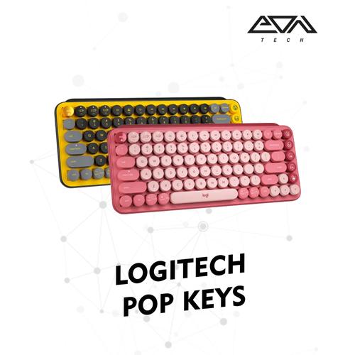 Jual Logitech POP Keys Wireless Bluetooth Mechanical Emoji Keyboard ...