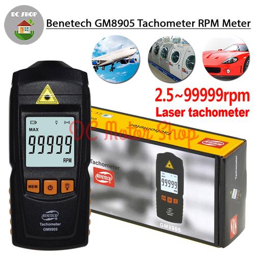 Jual Benetech GM8905 Tachometer Alat Ukur Putaran Laser Digital RPM ...