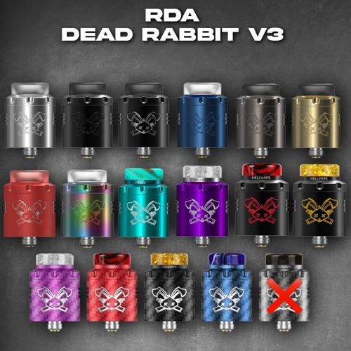 Jual Hellvape Dead Rabbit V3 RDA 24MM 100% Authentic / Dead Rabbit 3 ...