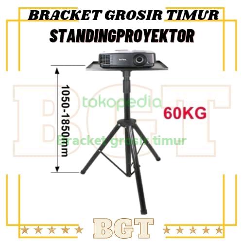 Jual Standing Tripod Projector Meja Proyektor, Stand Tripod Adjustable ...