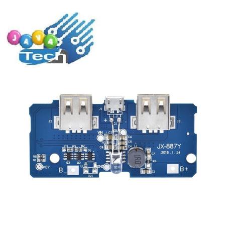 Jual Modul Powerbank Dual USB Output 5V 2A 4 Led Indicator - Kab ...