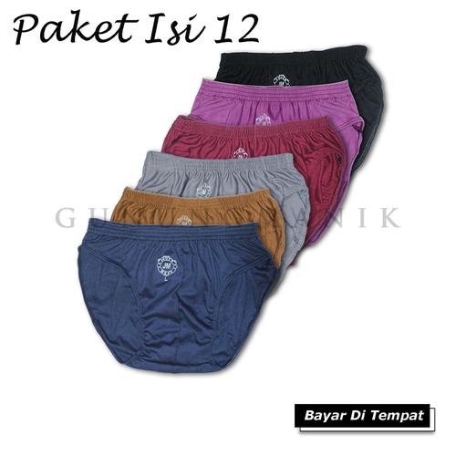 Jual Celana dalam pria 1 lusin 12 pcs ukuran jumbo cd pria sempak pria ...