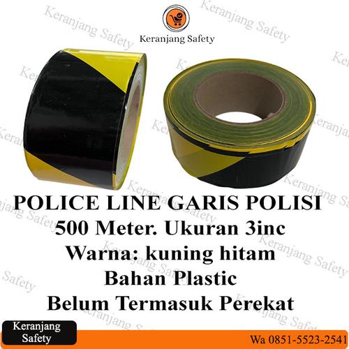 Jual POLICE LINE GARIS POLISI SAFETY LINE 3 inch Panjang 500 meter ...