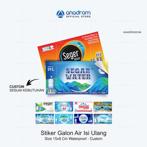 Jual Stiker Galon Air Isi Ulang | Stiker Galon Anti Air | Anadrom ...