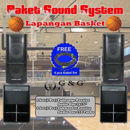 Jual PAKET SOUND SYSTEM AUDIO - PAKET SOUND SYSTEM LAPANGAN BASKET ...