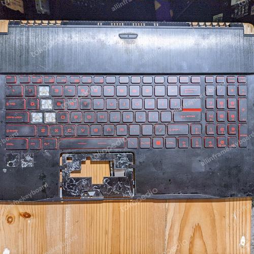 Jual frame keyboard MSI Bravo 17 A4DDR MS-17FK Red Backlit original ...