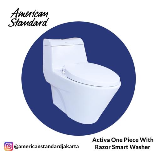 Promo American Standard Activa One Piece Toilet with Razor Smart Washer ...