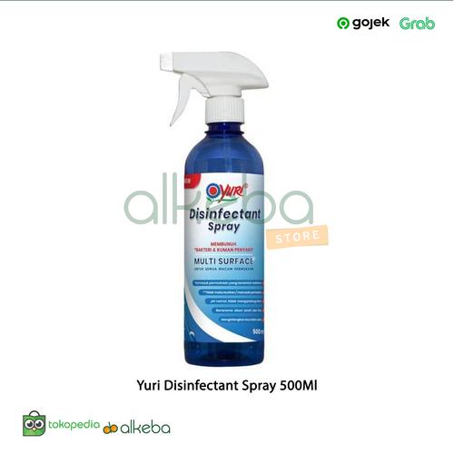 Jual yuri disinfectant spray desinfektan botol 500 ml Multi Surface ...