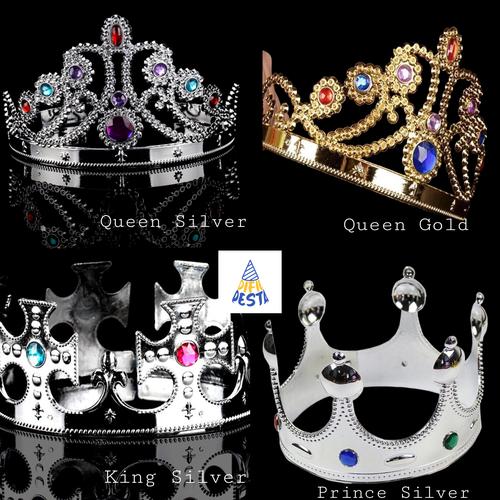 Jual MAHKOTA CROWN RAJA RATI QUEEN KING PRINCE PARTY DEWASA ANAK PESTA ...