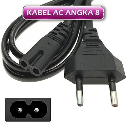Jual Kabel AC angka 8 / kabel AC Tape / radio 1,8 meter kualitas bagus ...