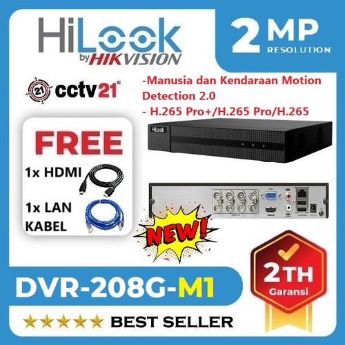 Jual DVR-208G-M1 DVR HILOOK by Hikvision 8CH / 8 CHANNEL 1080P 2MP ...
