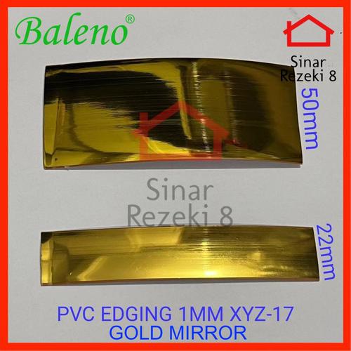 Jual Edging HPL Baleno XYZ 17 GOLD MIRROR Emas Pinggiran Meja Kayu taco ...