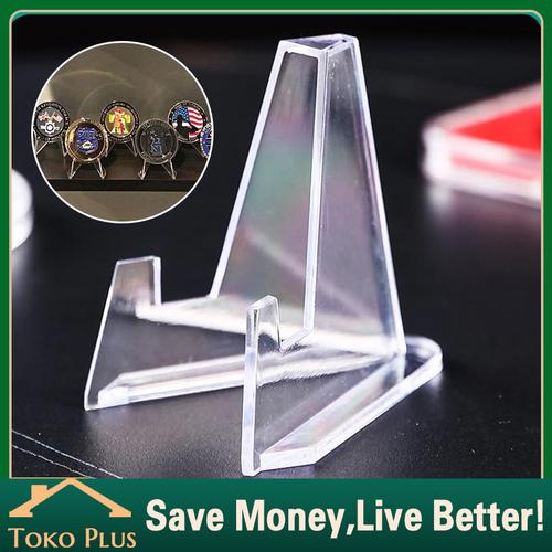 Jual 10PCS Stand Akrilik Pajangan Display Dudukan Koin Bitcoin Medali ...