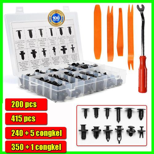 Jual Baut Mur Rivet Ripet Kancing Mobil Car Klip Body Bumper Universal ...