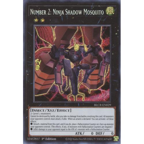 Jual Number 2: Ninja Shadow Mosquito | Secret Rare | Yugioh BLCR US ...