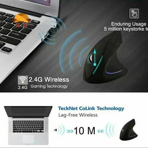 Jual Sm - Mouse Wireless Ergonomic Vertical, Mice Wireless Ergonomis ...