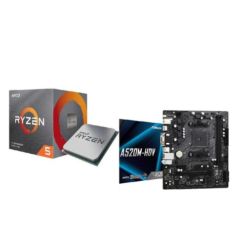 Jual PAKET PROC AMD RYZEN 5 5600G + MB ASROCK A520M-HVS - Kota Bandung ...