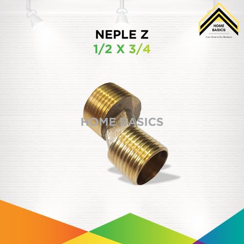 Jual Neple Z / Double Neple Kran Bathtub 1/2" x 3/4" / Nepel Kran Mixer ...