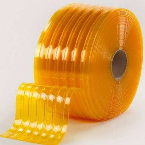 Jual tirai pvc curtain tulang yellow 20cm x 2mm (ribbed roll) - Jakarta ...