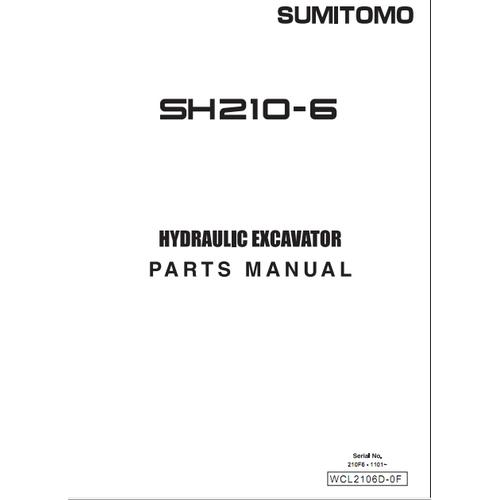 Jual Parts Catalog Excavator Sumitomo SH210-6 versi pdf - Kota Surabaya - Parts Catalog Alat ...