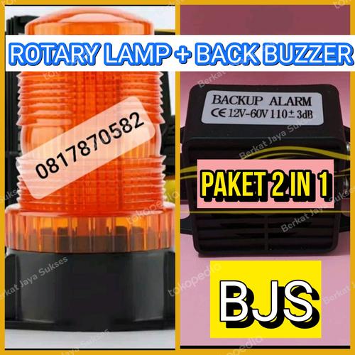 Jual LAMPU SAFETY ROTARY LAMP DAN ALARM MUNDUR FORKLIFT ELECTRIC 10V ...