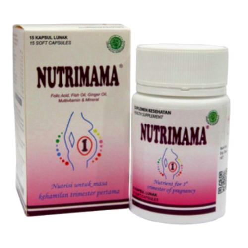 Jual NUTRIMAMA 1 BOTOL ISI 15 KAPSUL - Vitamin ibu hamil trimester 1 - Kota Bandung - Yakin ...