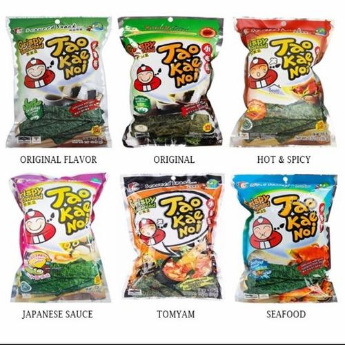 Jual Tae Kae Noi Crispy Seaweed 32 Gram All Variant Original/ Spicy ...