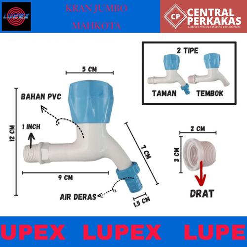 Jual KRAN TAMAN MAHKOTA / KRAN KERAN AIR PVC Jumbo / Keran Plastik ...