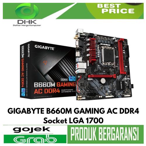 Jual Mainboard GIGABYTE B660M GAMING AC DDR4 Socket LGA 1700 - Jakarta Pusat - Daftar Harga ...
