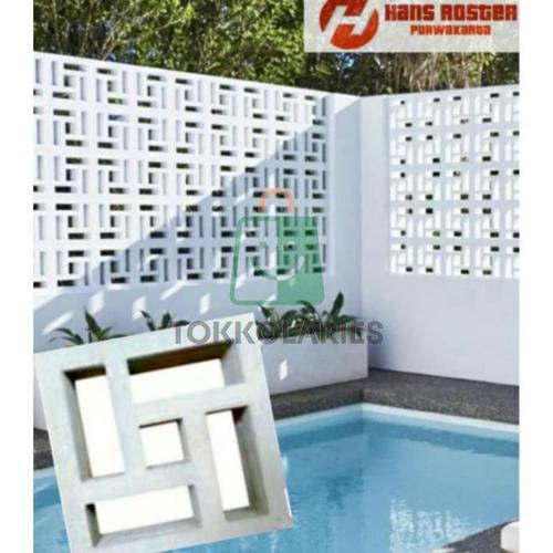 Jual Baru, Roster beton minimalis/roster modern/lubang angin dinding ...