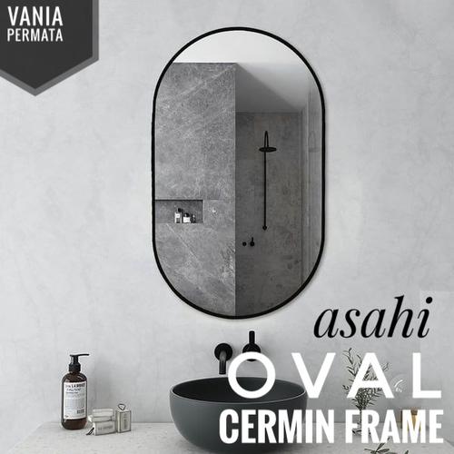 Jual Cermin Dinding Cermin Oval Cermin Frame Besi Cermin Kamar Mandi ...