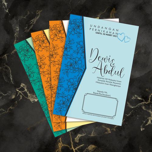 Jual Kartu Undangan pernikahan murah, unik, rustic - Kraft - Kab. Bogor ...