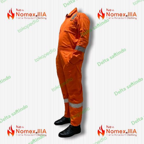 Jual Wearpack Coverall Anti Api New Nomex IIIA Orange Wearpack ...