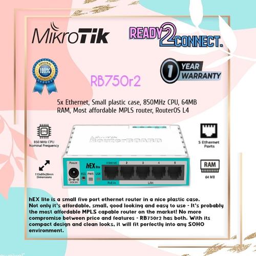 Jual MIKROTIK MK RB750R2 (Hex-lite) Routerboard 5port - Jakarta Pusat ...