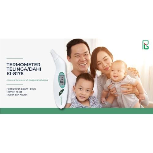 Jual Termometer Infrared Telinga dan Dahi POLYGREEN KI-8170 Kl-8176 ...