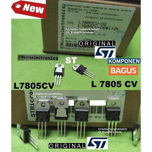 Jual Mosfet ST L7805 L7805CV IC L 7805CV transistor L 7805 CV - Jakarta ...